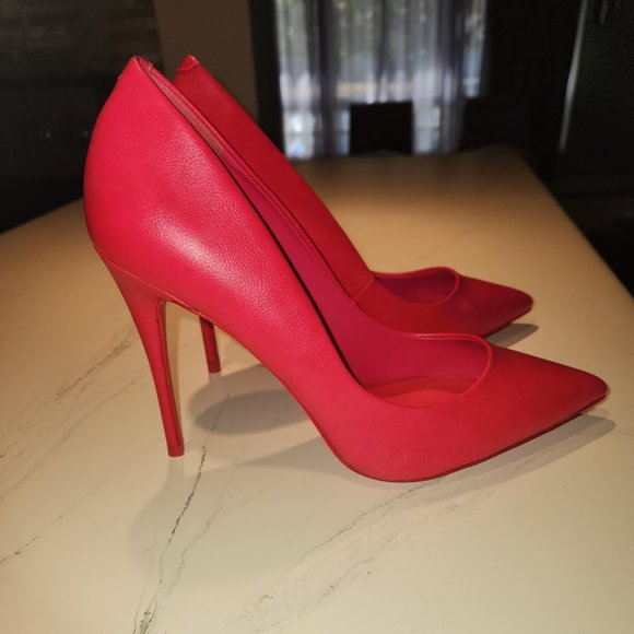 Aldo | Shoes | Hot Neon Pink Aldo Stilleto High Highs | Poshmark